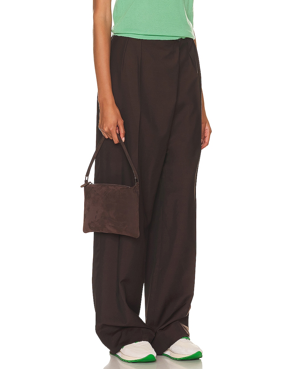 The Row Small Morgan Bag in Umber in Umber PLD | FWRD