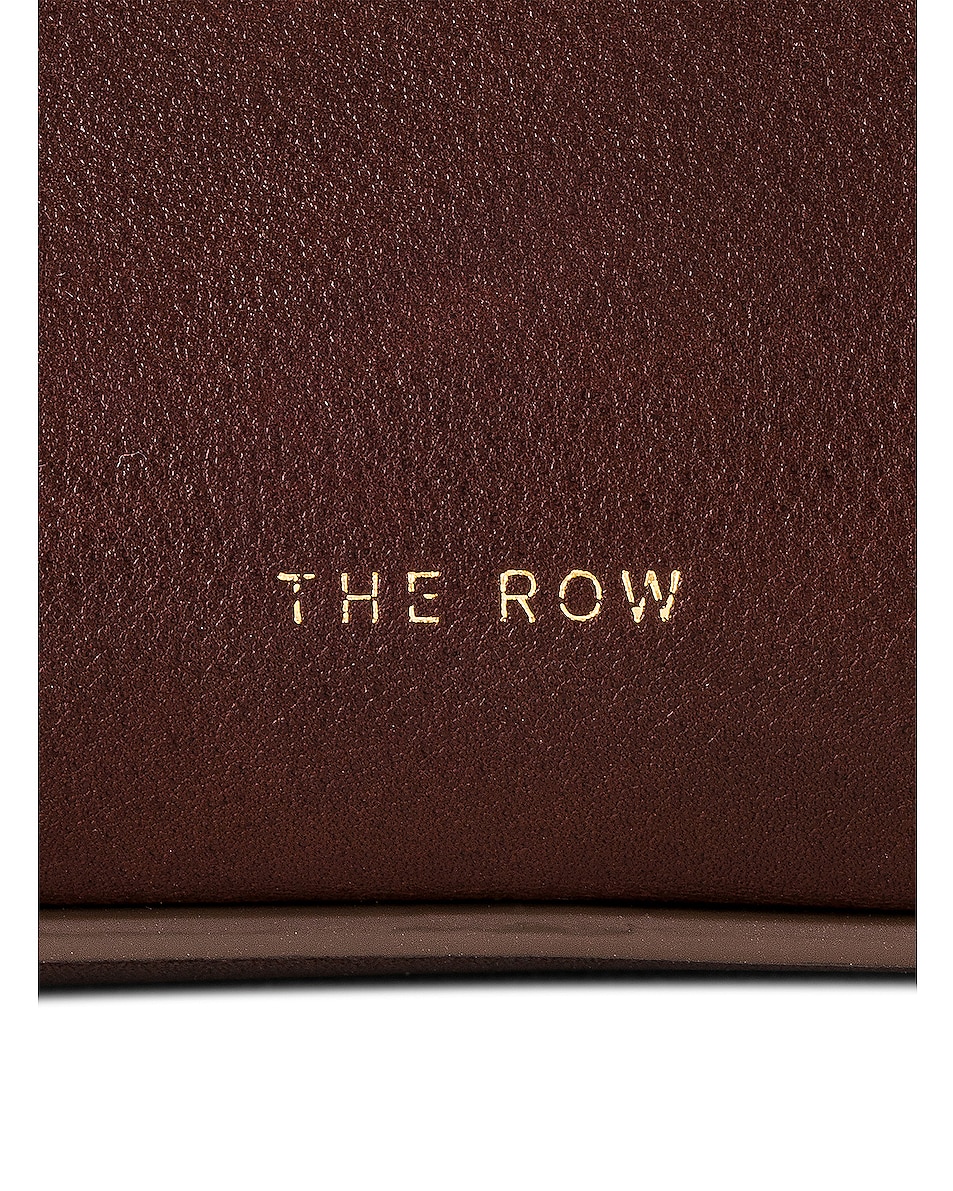 The Row Devon Top Handle Bag in Burgundy | FWRD