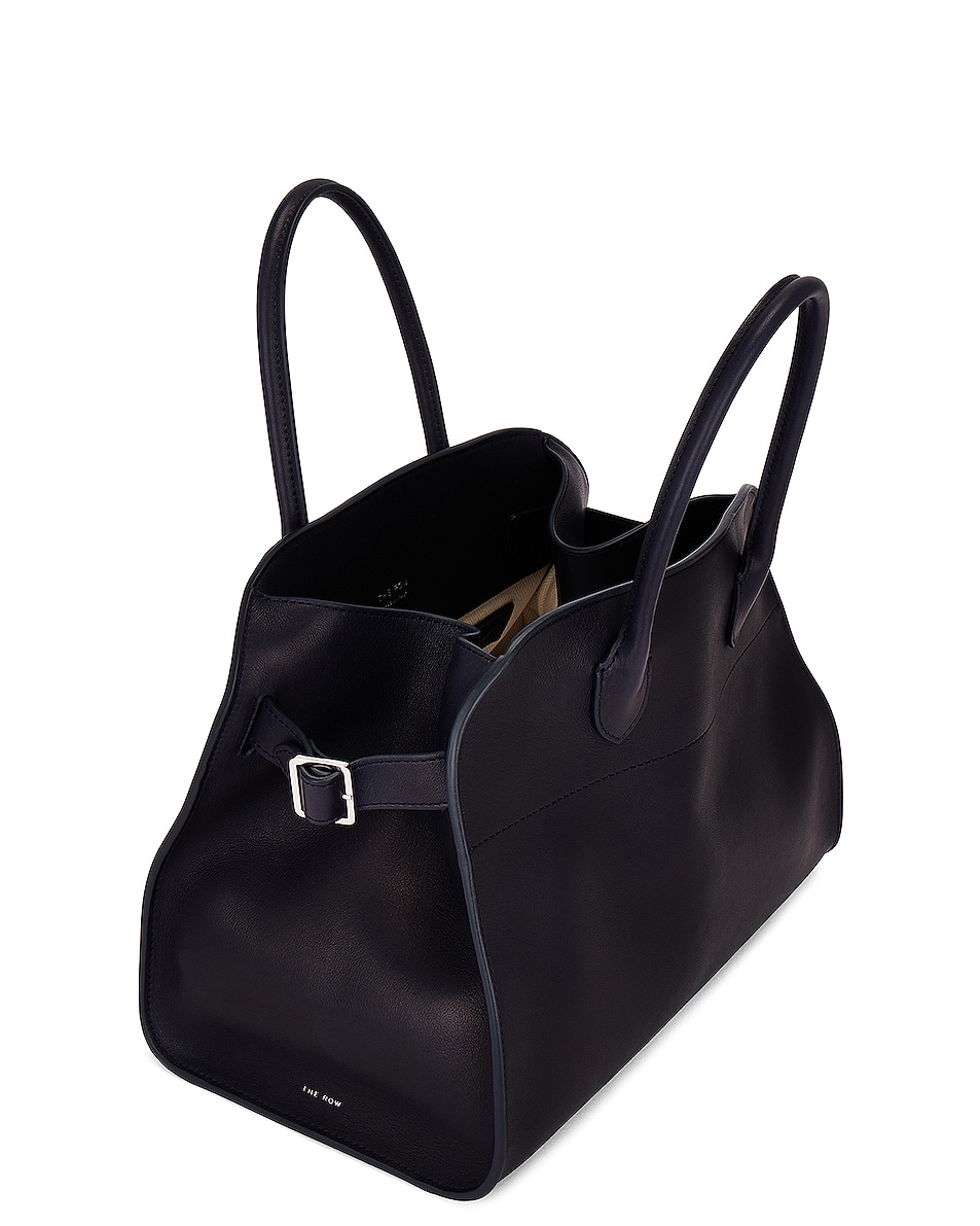 The Row Soft Margaux 12 Bag in Marine Pld | FWRD