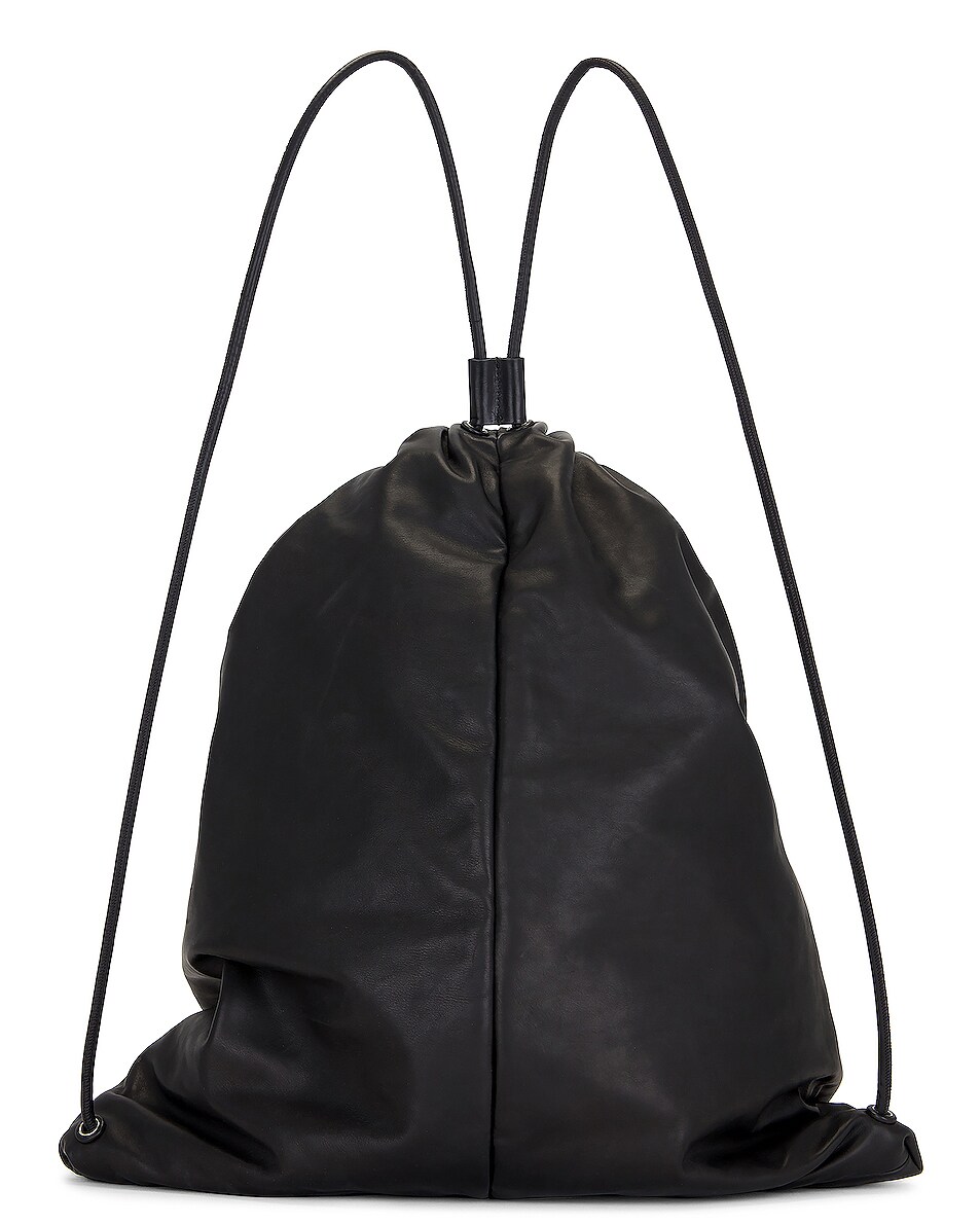 The Row Puffy Backpack in Black PLD | FWRD
