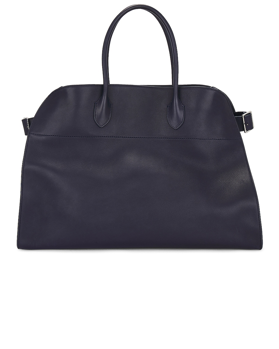 The Row Soft Margaux 17 Bag in Marine PLD | FWRD