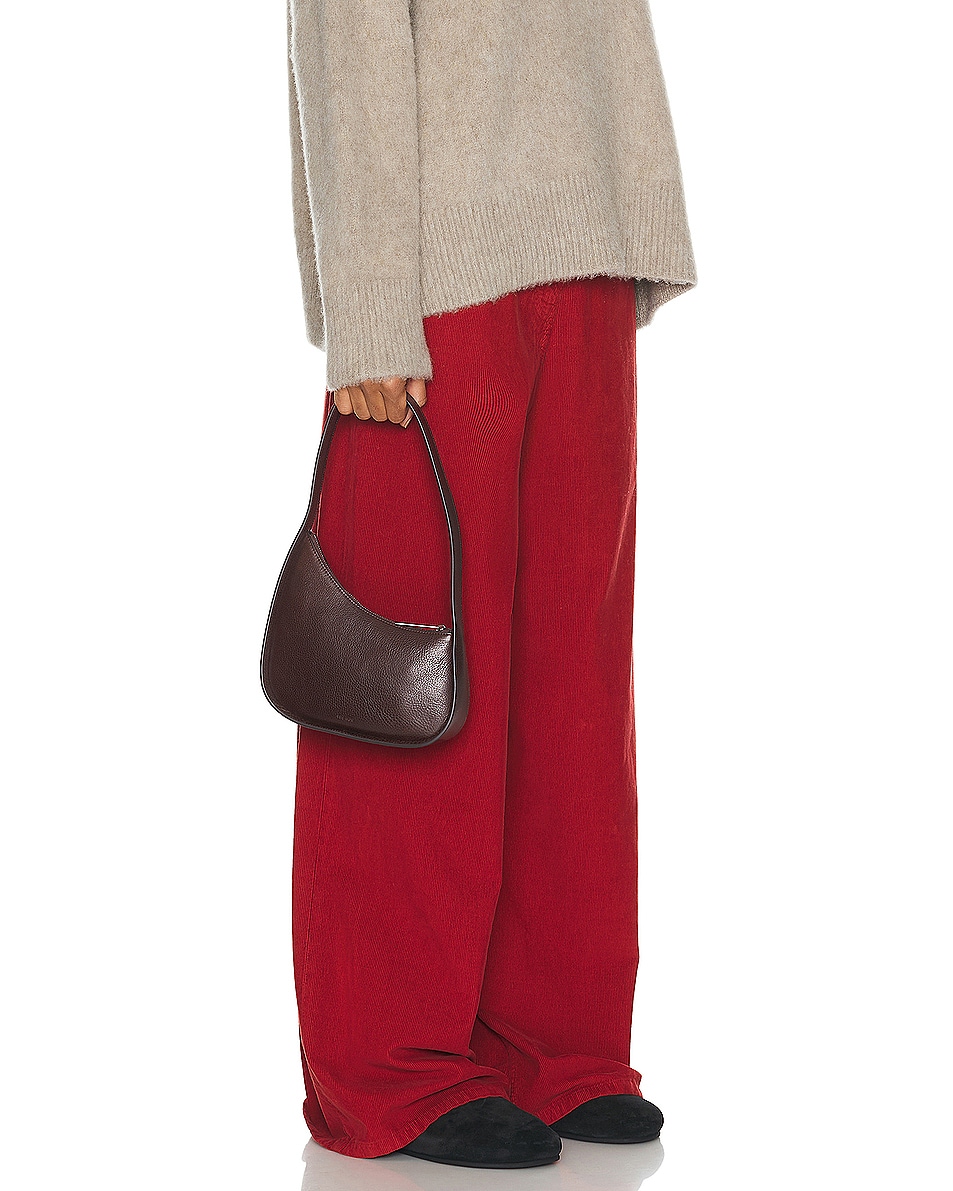 The Row Half Moon Bag in Brown | FWRD