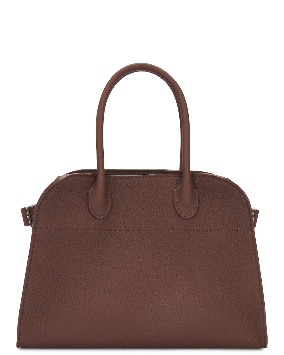 The Row Soft Margaux 10 Bag in Dark Mocha | FWRD