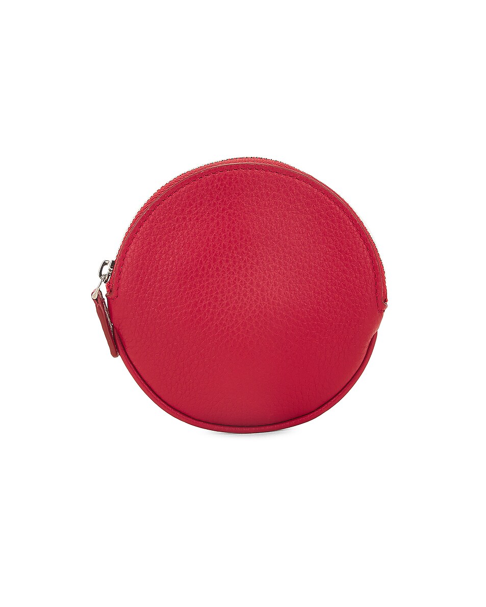 The Row Round Pouch in Imperial Red ANS | FWRD