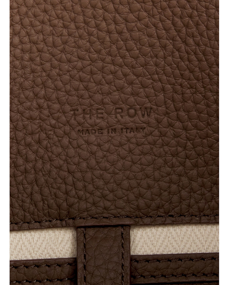 The Row Soft Margaux 15 Bag in Dark Olive PLD | FWRD
