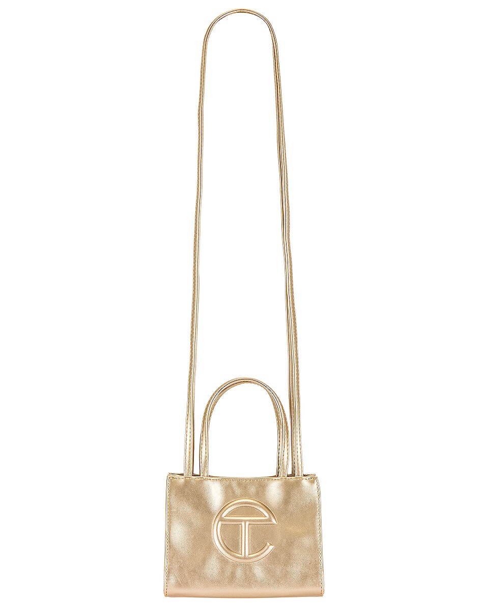 Telfar Small Shopper Bag in Gold | FWRD