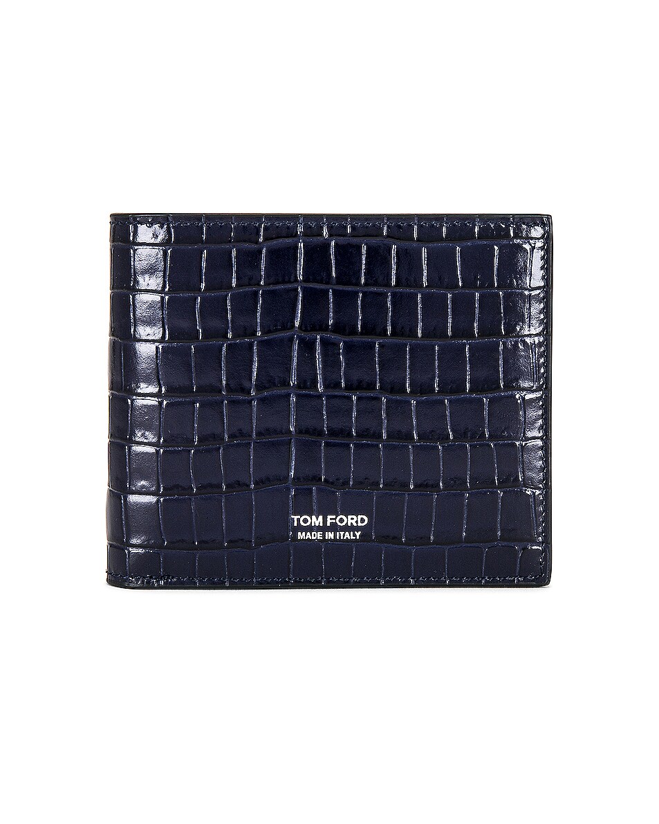 TOM FORD Classic Bifold Wallet in Ink | FWRD