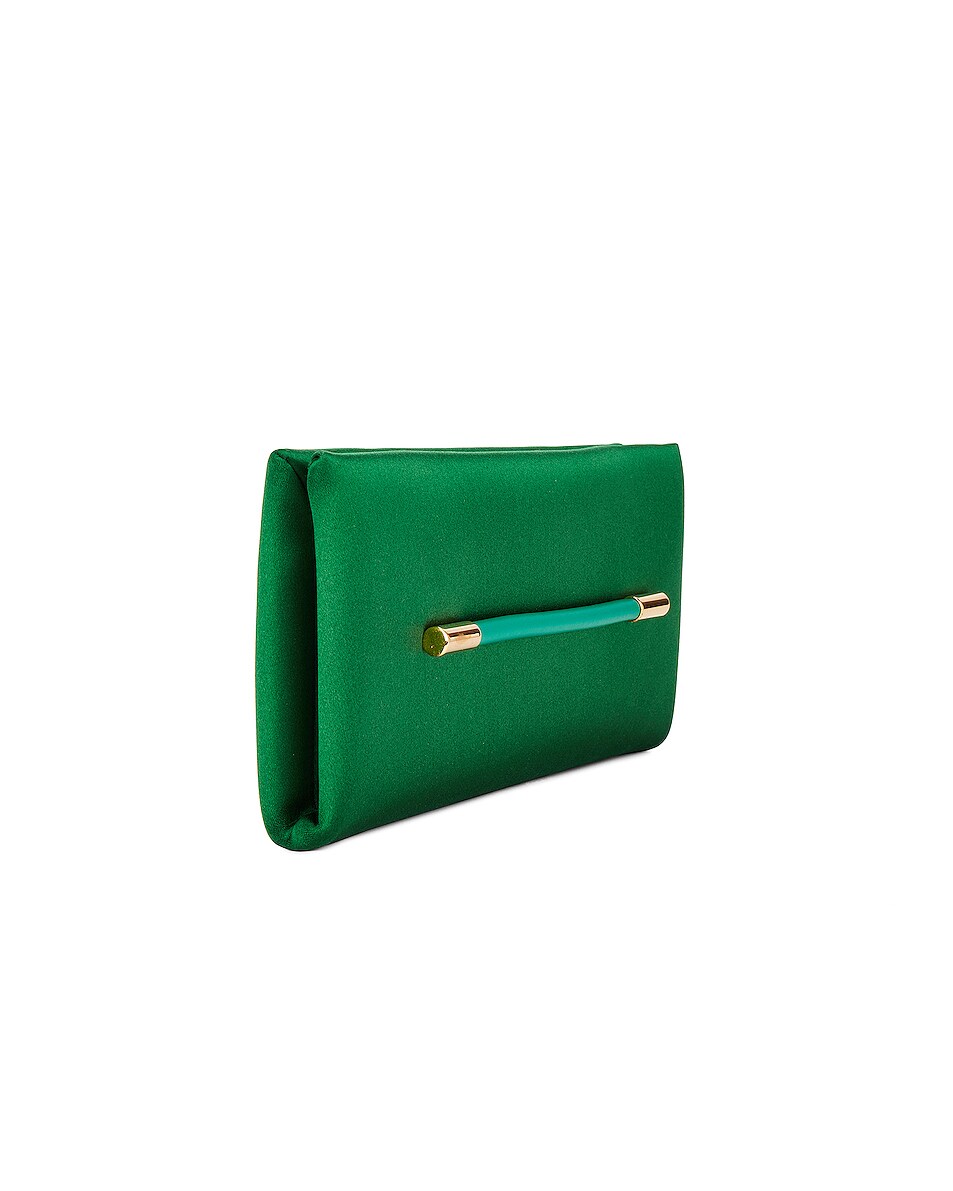 TOM FORD Ava Satin Clutch in Mint | FWRD