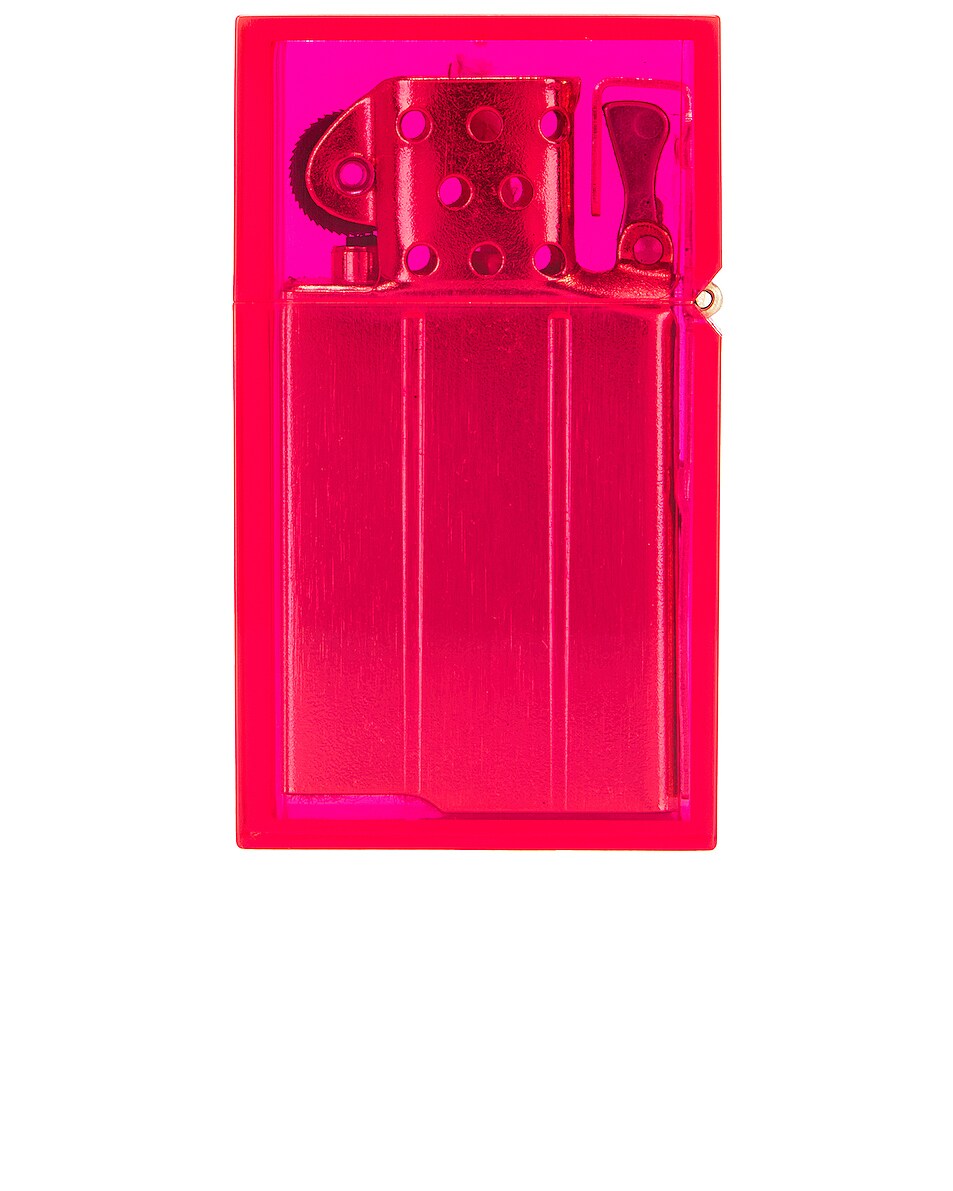 Tsubota Pearl x Fwrd Hard Edge Transparent Lighter in Pink | FWRD