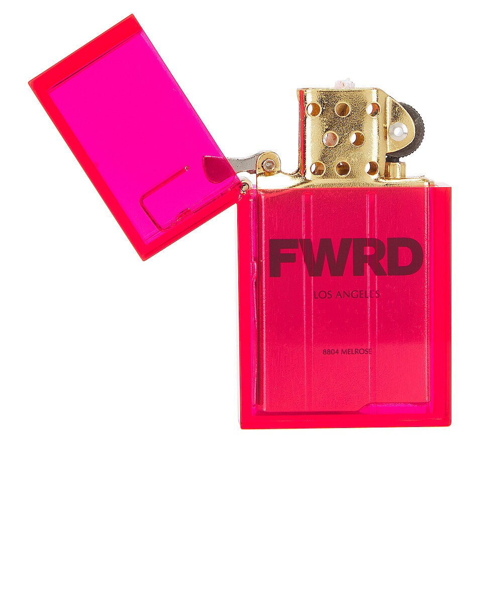 Tsubota Pearl x Fwrd Hard Edge Transparent Lighter in Pink | FWRD