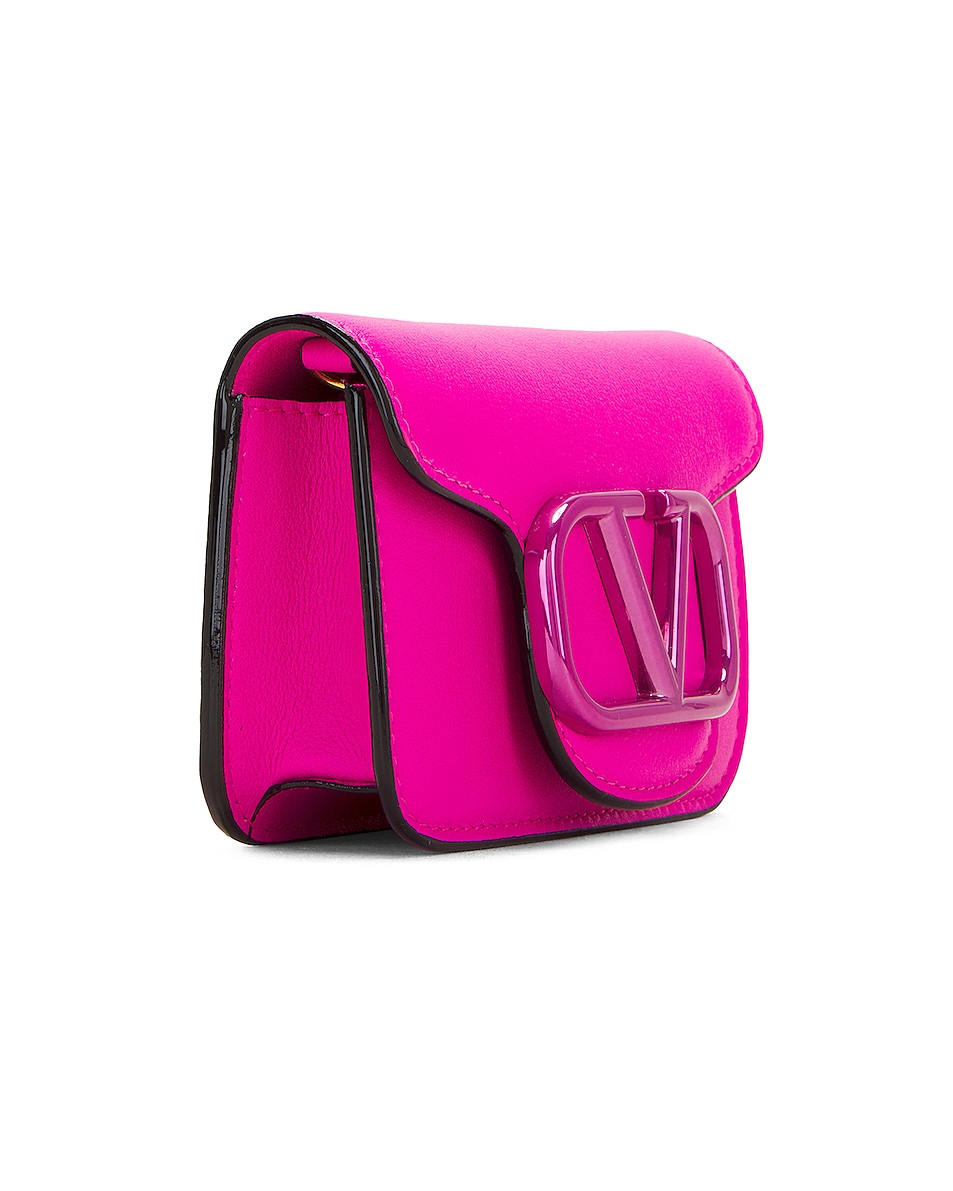 Valentino Garavani Micro Shoulder Loco Bag in Pink | FWRD