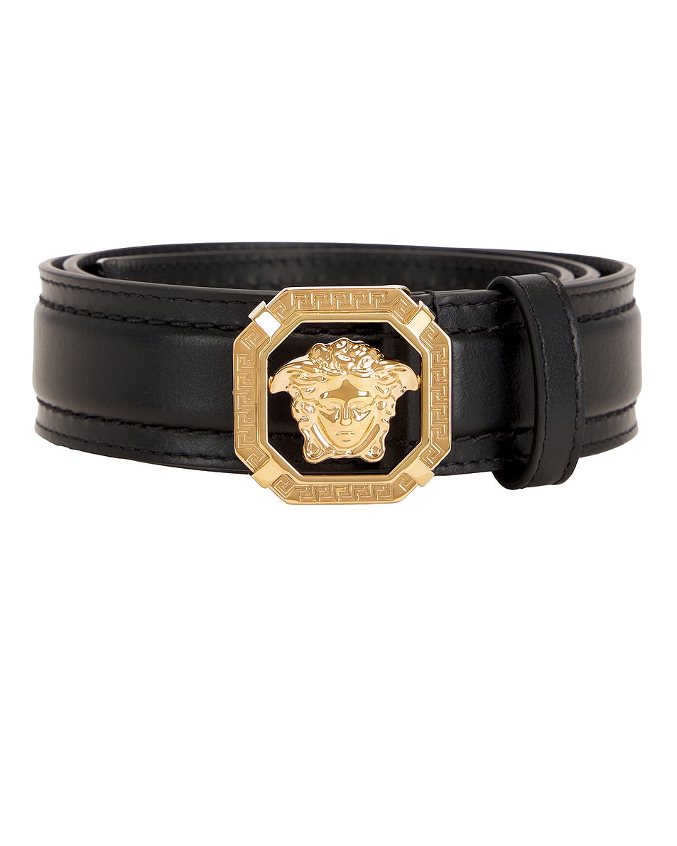 VERSACE Belt in Black | FWRD