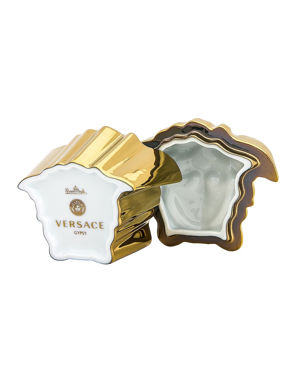 VERSACE Gypsy Box 3 Inch in Gold | FWRD