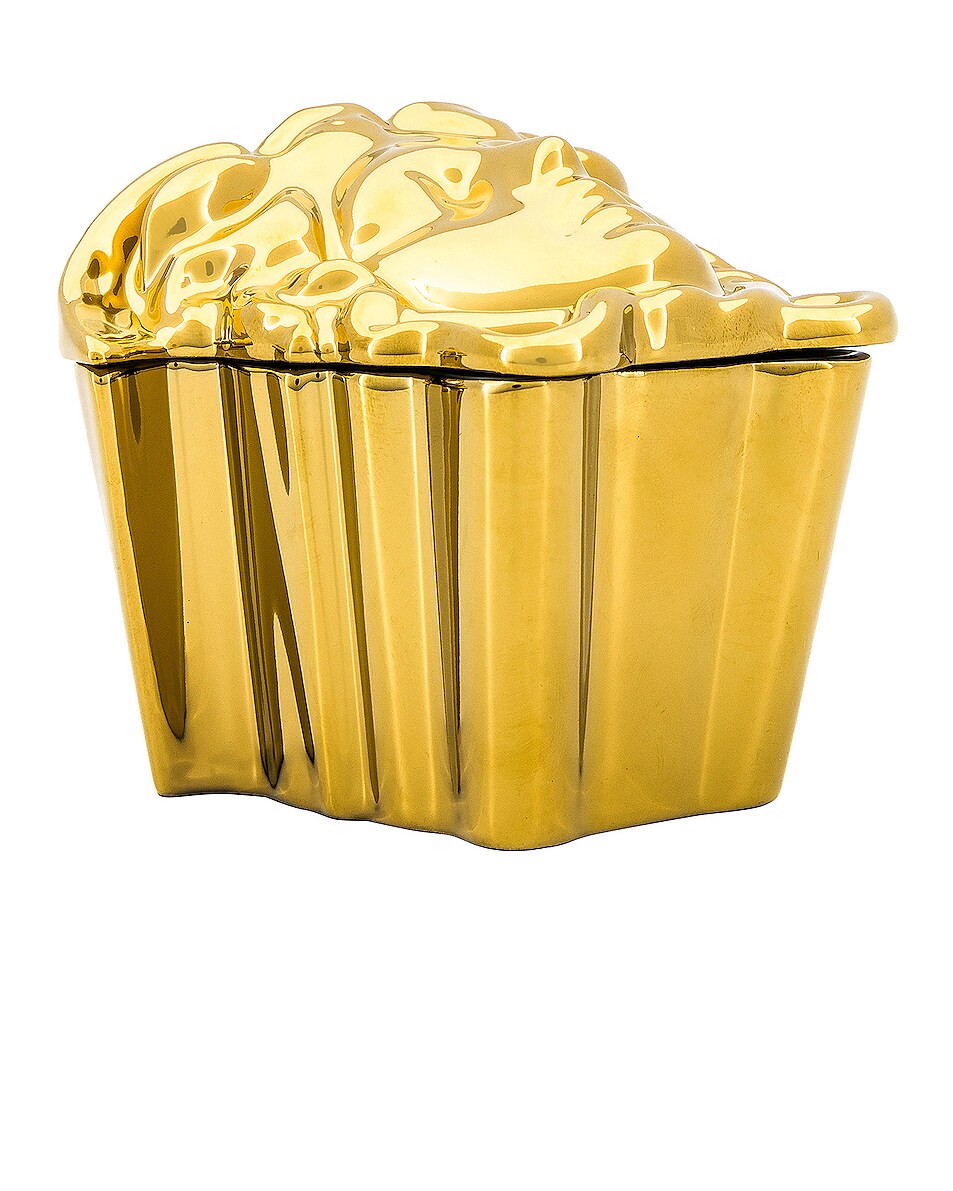 VERSACE Gypsy Box 3 Inch in Gold | FWRD