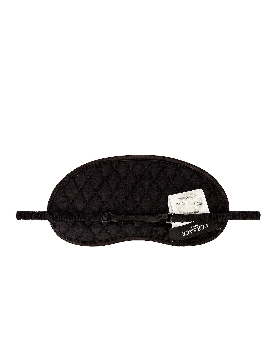 VERSACE Monogram Eye Mask in Blue | FWRD