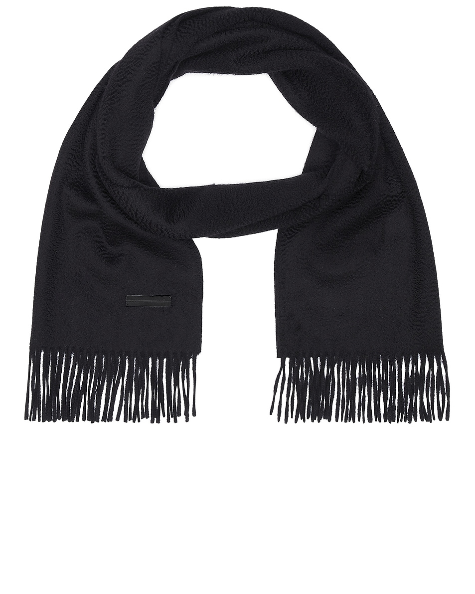 Zegna Oasi Cashmere Scarf in Black | FWRD