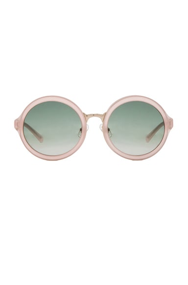 3.1 phillip lim Circle Sunglasses in Frosted Salmon | FWRD