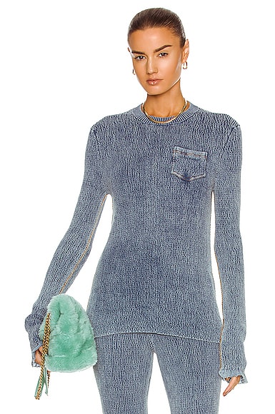Acne Studios Sweater in Denim Blue | FWRD