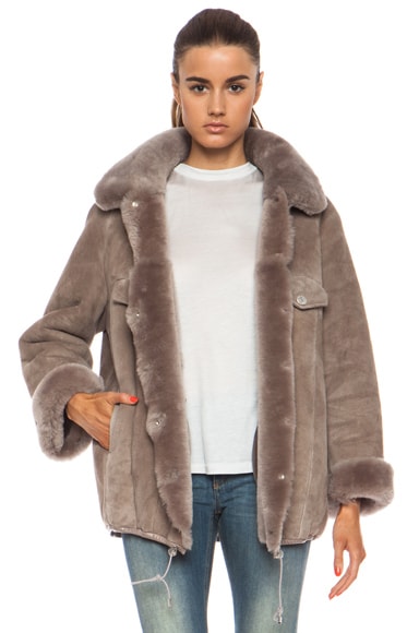 Acne Studios Meta Jacket in Stone | FWRD