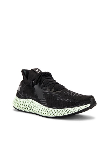 adidas Originals Alpha Edge 4D Sneaker in Core Black & FTW White & Core ...