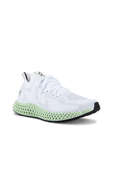 adidas Originals Alpha Edge 4D Sneaker in Core Black & Silver & Core ...