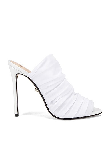 ALEVI Milano Alevi Afef Mule in White Net | FWRD