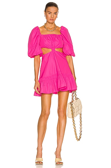 Alexis Bertana Mini Dress in Magenta | FWRD