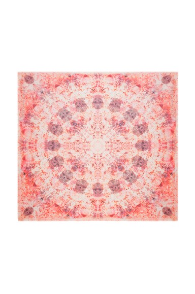 Alexander McQueen Gaudi Chiffon Scarf in Powder & Medium Grey | FWRD