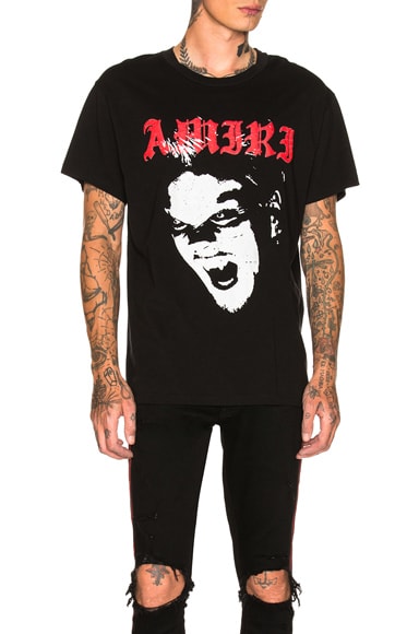 Amiri Lost Boys Tee in Black & Red | FWRD