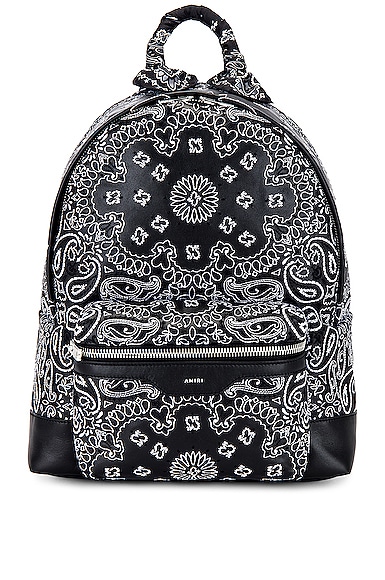 Amiri Bandana Classic Backpack in Black | FWRD