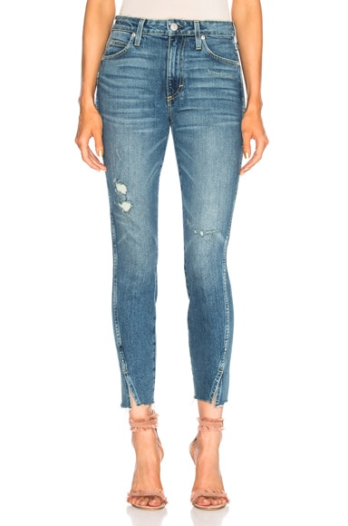 AMO Denim High Rise Twist in Loverboy | FWRD