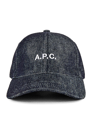 A.P.C. Charlie Baseball Cap in Indigo | FWRD