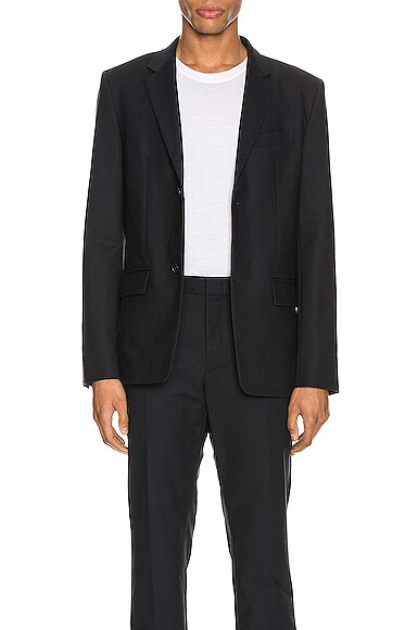A.P.C. Harry Blazer in Dark Navy | FWRD