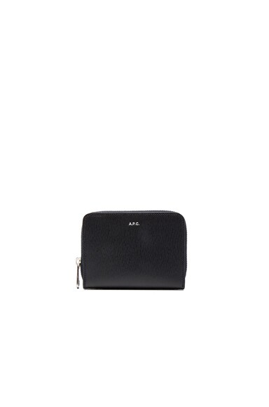 A.P.C. Compact Portfolio in Dark Navy | FWRD