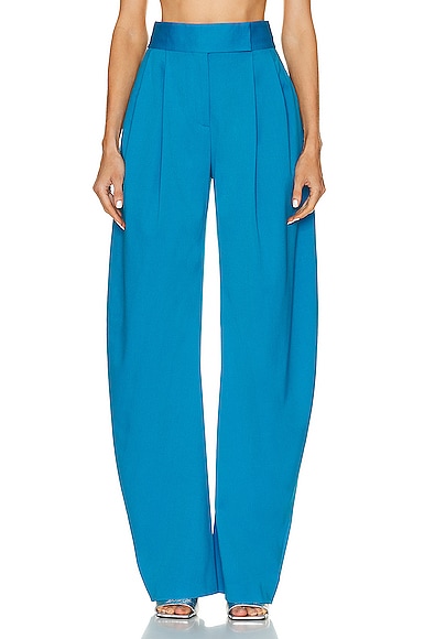 Alex Perry Hutton Wide Leg Pants in Ocean | FWRD