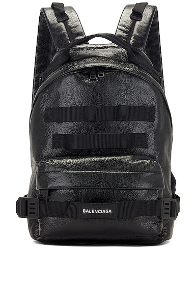 Balenciaga Army Backpack in Black | FWRD