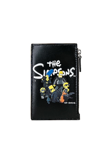 Balenciaga Simpsons Wallet in Black | FWRD