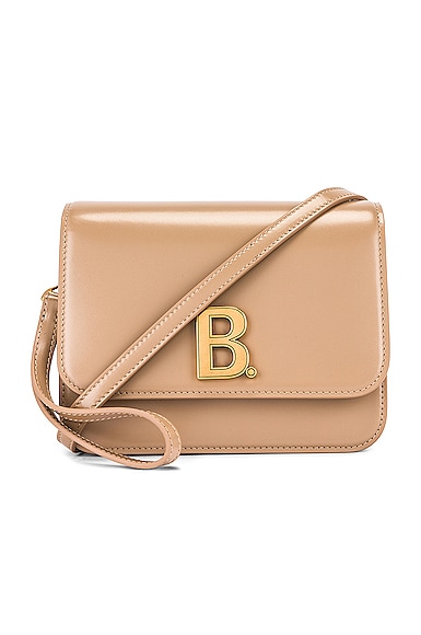 Balenciaga Small B Bag in Sand | FWRD