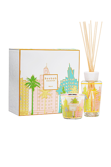 Baobab Collection Miami Candle + Diffuser Gift Box | FWRD