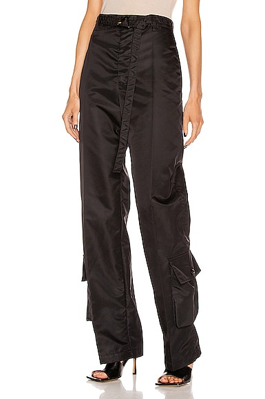 Bottega Veneta Nylon Pant in Black | FWRD