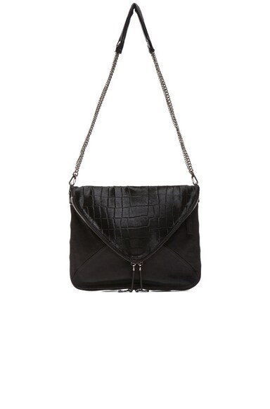 Boyy Croc Slash Bag in Black | FWRD