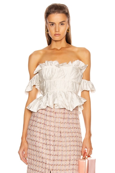 Brock Collection Pioppo Top in Natural | FWRD