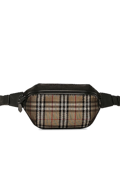 Burberry Mesh Vintage Check Bum Bag in Archive Beige | FWRD