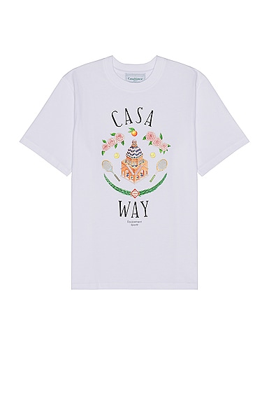 Casablanca Casa Way Printed T-shirt in Casa Way | FWRD