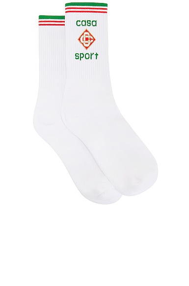 Casablanca Ribbed Sport Sock in Casa Sport | FWRD