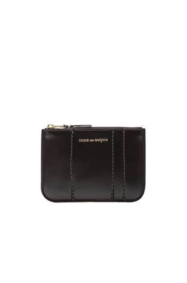 COMME des GARCONS Raised Spike Small Pouch in Black | FWRD