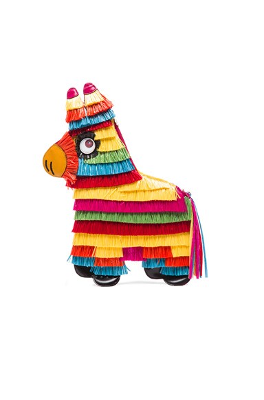 Charlotte Olympia Pinata Clutch in Multi | FWRD