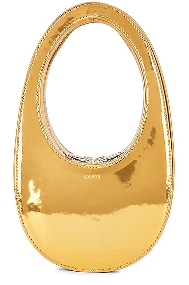 Coperni Metallic Mini Swipe Bag in Gold | FWRD