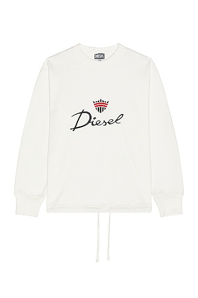Diesel Macsless Sweater in White | FWRD