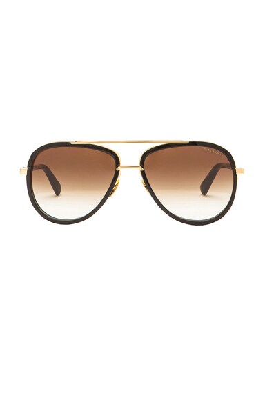 Dita Mach Two in Black & 18K Gold | FWRD